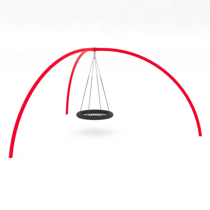 Objetos BIM - ¡Descarga gratis! SWING ST Bow (Incl. Bird nest swing ...