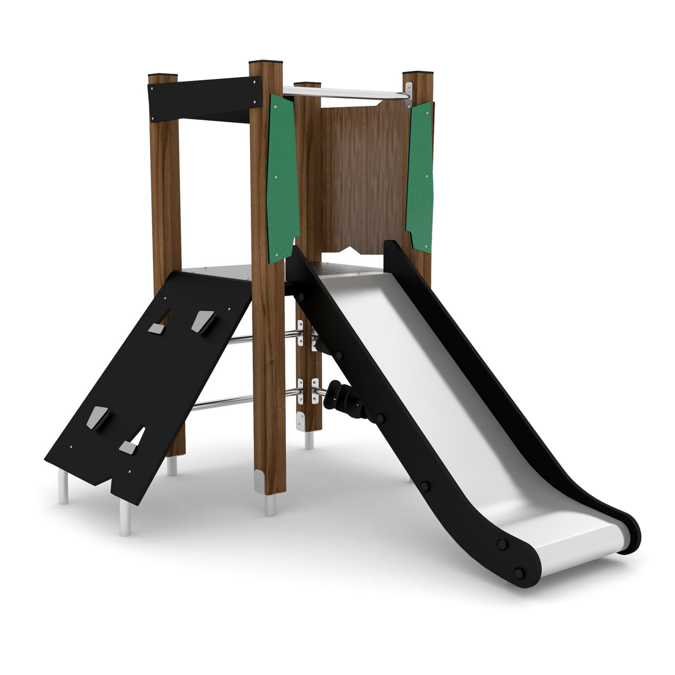 BIM objects - Free download! WOODEN Activity Tower | BIMobject