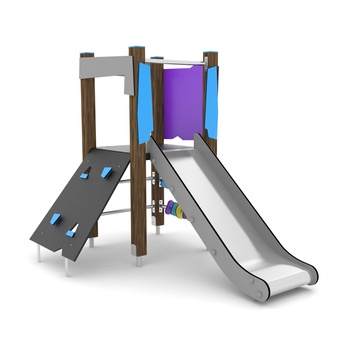 BIM objects - Free download! WOODEN Activity Tower | BIMobject
