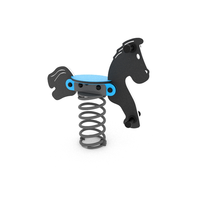 BIM objects - Free download! SPRING Horse | BIMobject