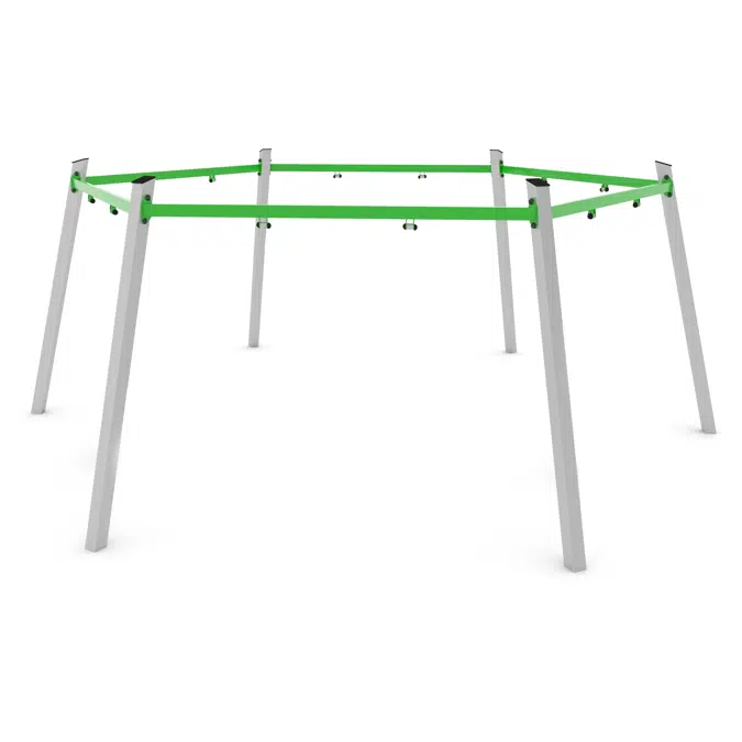 BIM objects - Free download! SWIING ST Swing set for 6 seats | BIMobject