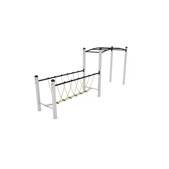 BIM objects - Free download! CLIMBOO Balance bridge and Monkey bar | BIMobject