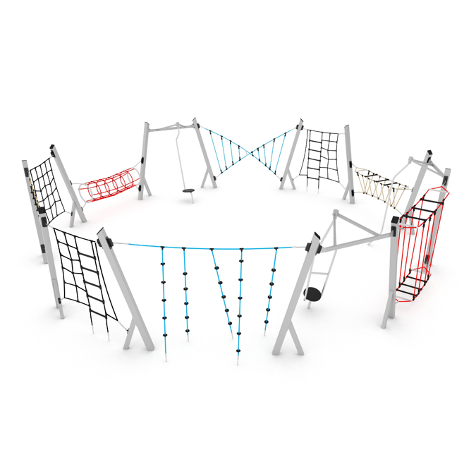 BIM objects - Free download! NETTIX Jungle gym XXL | BIMobject