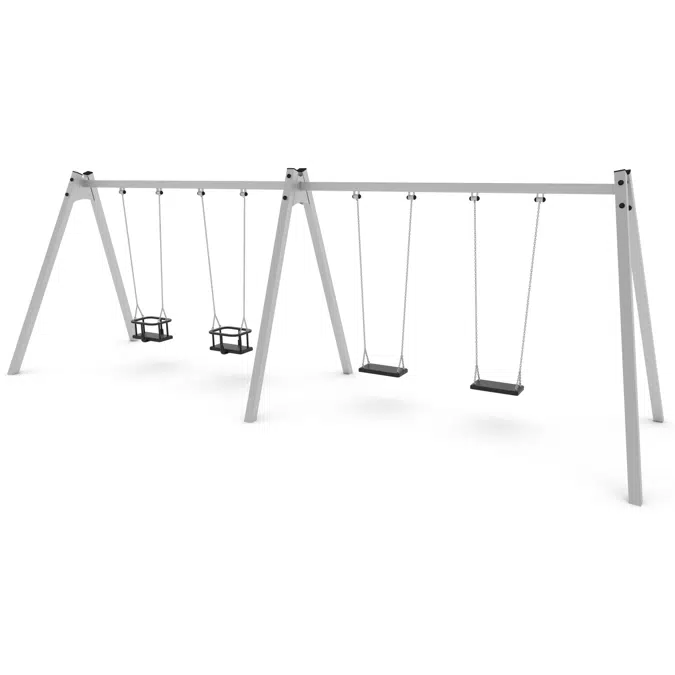 BIM objects - Free download! SWING ST 4 seats (4 flat seats R1) | BIMobject