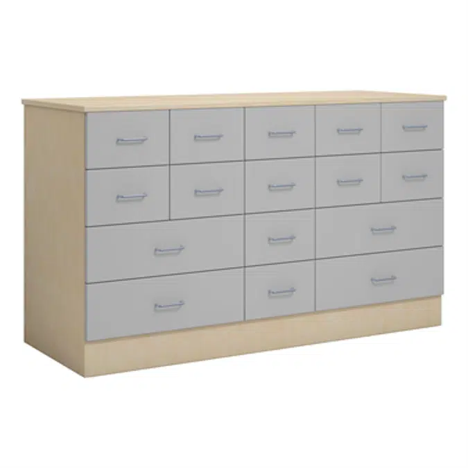 BIM objects - Free download! Norden merchant desk 16 drawer ...