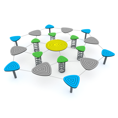 BIM objects - Free download! SPRING Balance board Hexagon | BIMobject