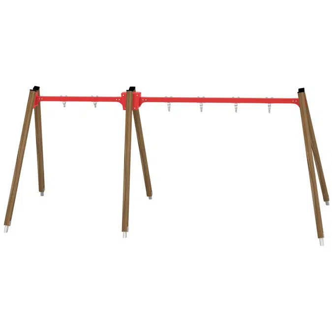 Objetos BIM - ¡Descarga gratis! SWING WD Swing set for 3 seats | BIMobject