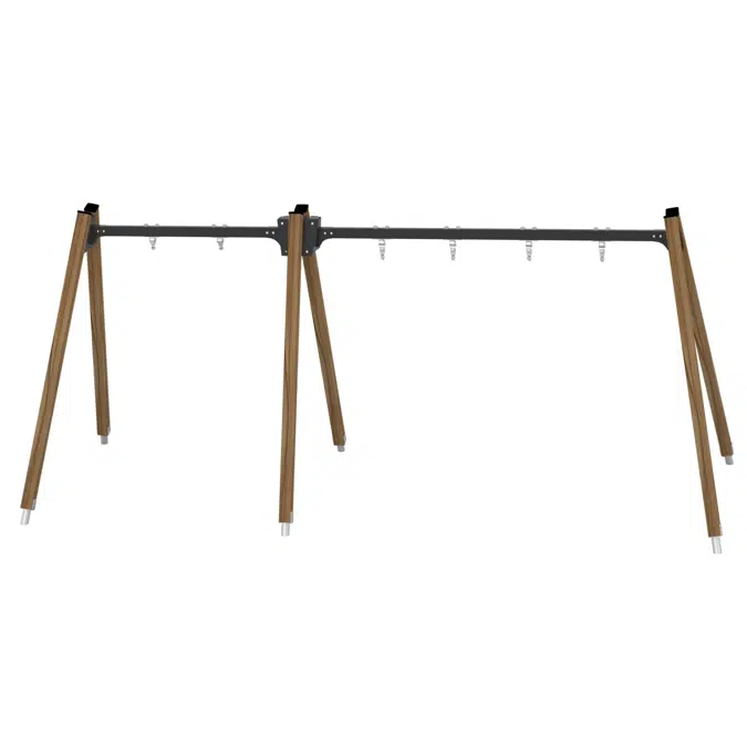 Objetos BIM - ¡Descarga gratis! SWING WD Swing set for 3 seats | BIMobject