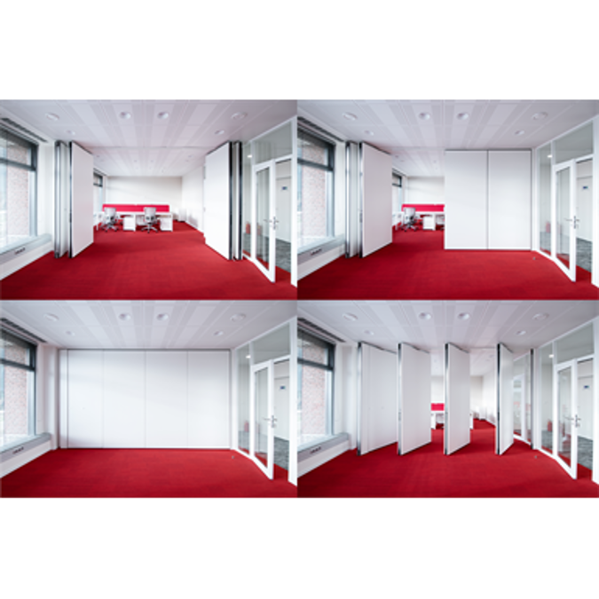 BIM objects - Free download! Type 100 Series - Operable Partition ...