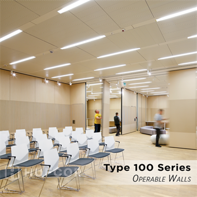 BIM objects - Free download! Type 100 Series - Operable Partition ...