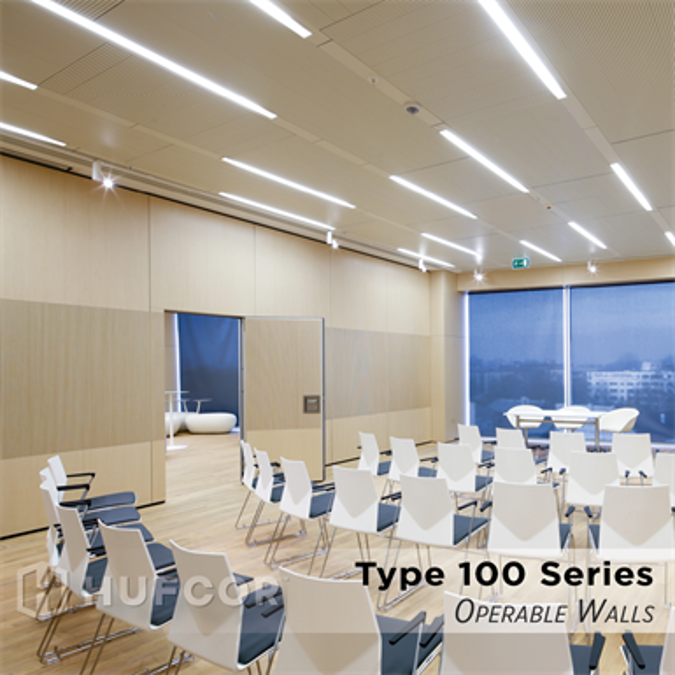 BIM objects - Free download! Type 100 Series - Operable Partition ...