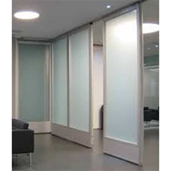 BIM objects - Free download! Operable Partition - GL1S Glasswall ...