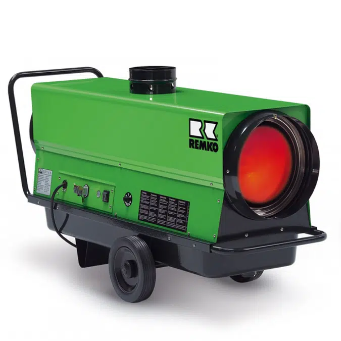 BIM objects - Free download! Heaters Diesel: REMKO - CLK50 | BIMobject