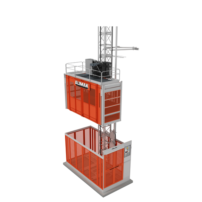 BIM objects - Free download! Buidling Hoists: ALIMAK - SCANDO 650 21/32 ...