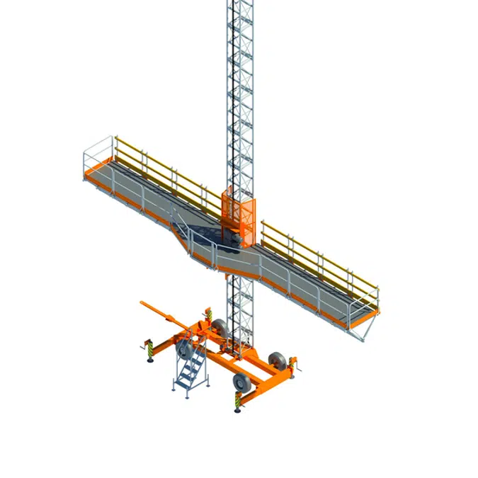 BIM objects - Free download! Work platform: ALIMAK MC650 | BIMobject
