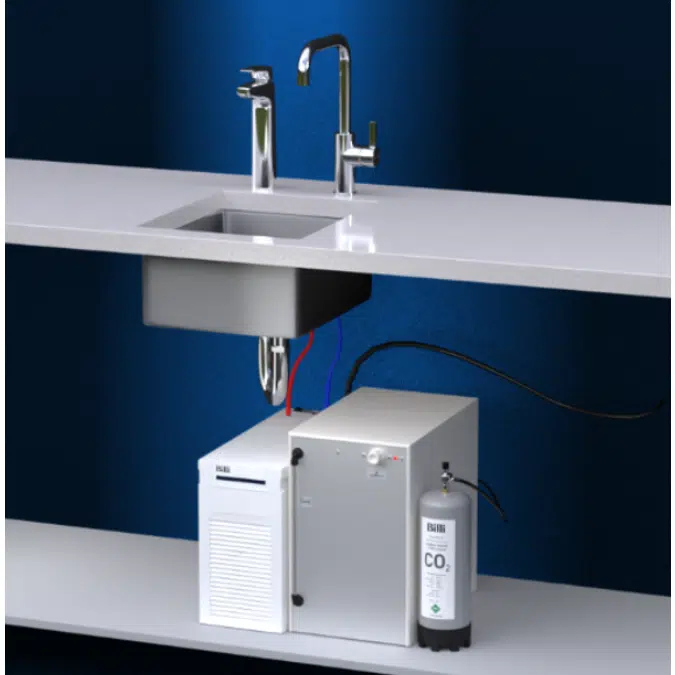 BIM objects - Free download! Billi Quadra Sparkling Plus 9 Instant boiling, chilled and ...