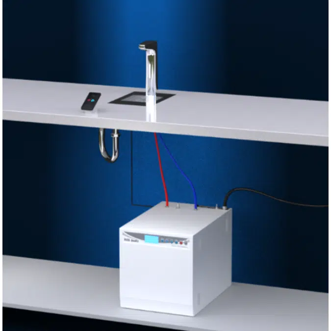 BIM objects - Free download! Billi Quadra Compact Instant boiling and chilled filtered water tap ...