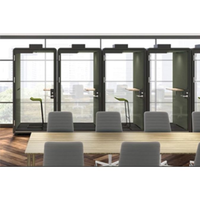 BIM objects - Free download! KOKUYO Collaboration Work Pod | BIMobject