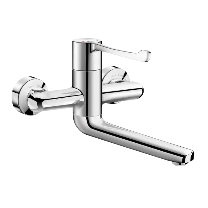 BIM objects - Free download! 2641BEL Wall-mounted sequential mechanical mixer | BIMobject