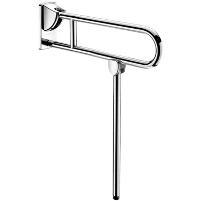 BIM objects - Free download! 510162P Stainless steel drop-down rail ...