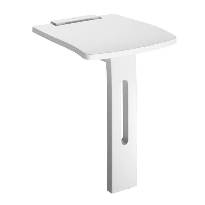 BIM objects - Free download! 510405 Lift-up shower seat with leg ...
