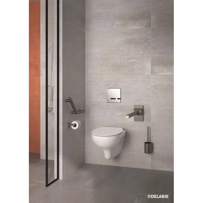 BIM objects - Free download! 4048C Be-Line® wall-mounted toilet brush ...