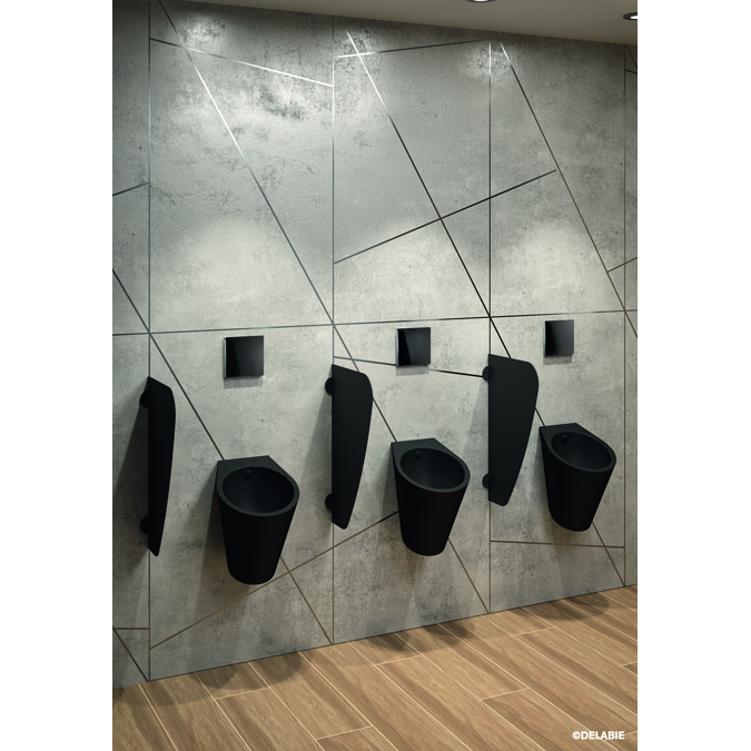 BIM objects - Free download! 135710BK FINO design-led urinal | BIMobject