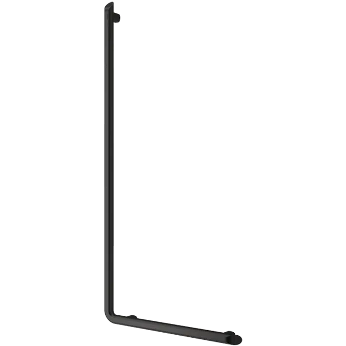 BIM objects - Free download! 511971BK Be-line® L-shaped grab bar, matte ...