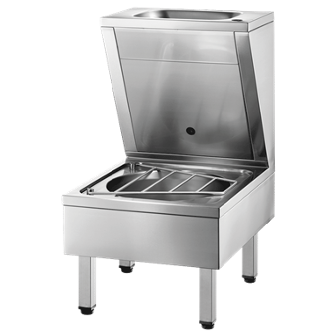 BIM objects - Free download! 180140 Floor standing janitorial unit ...