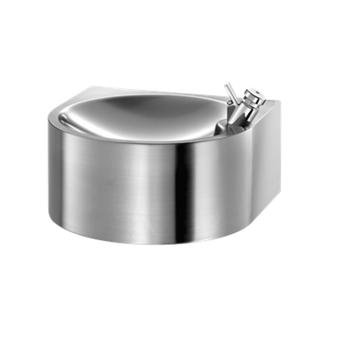 BIM objects - Free download! 180800 Wall mounted SD drinking fountain ...