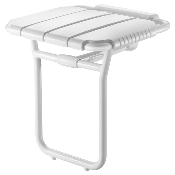 BIM objects - Free download! 510410 Lift-up shower seat with ALU leg ...