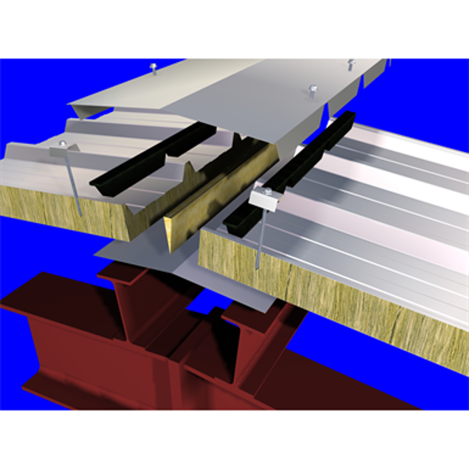 BIM objects - Free download! 5 Rib Roof Panel Stone wool (P5G) | BIMobject