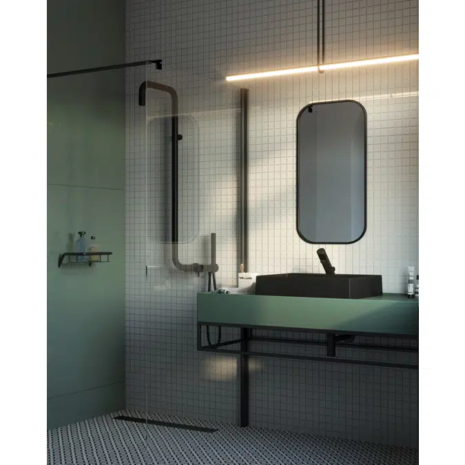 BIM objects - Free download! Silia, Shower column with shower mixer ...
