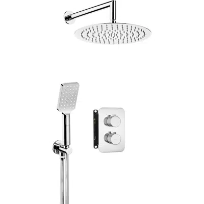 Objetos BIM - ¡Descarga gratis! Hiacynt, Concealed shower set, with ...