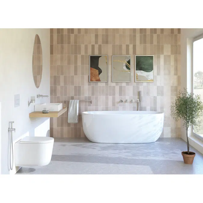 BIM objects - Free download! Silia, Bidet tap concealed with bidetta ...