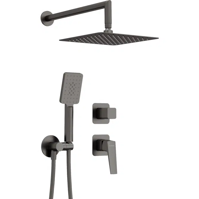 BIM objects - Free download! Blur, Concealed shower set | BIMobject