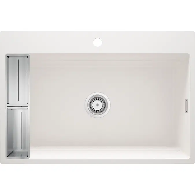 BIM objects - Free download! Magnetic, Magnetic granite sink, 1-bowl ...