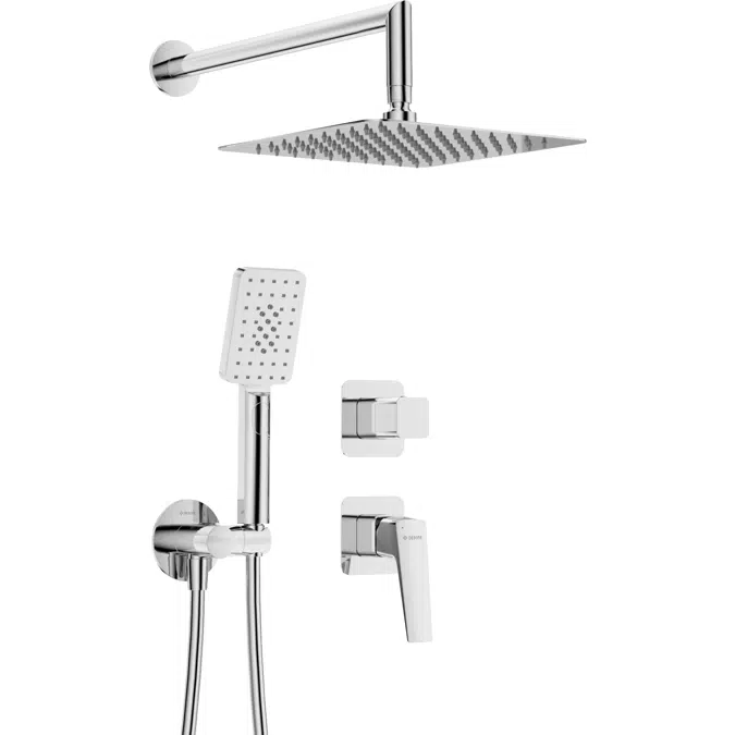 BIM objects - Free download! Blur, Concealed shower set | BIMobject