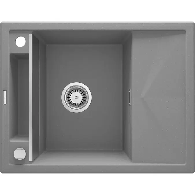 BIM objects - Free download! Magnetic, Magnetic Granite sink, 1-bowl ...