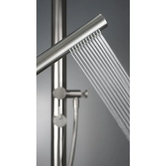 BIM objects - Free download! Silia, Floor-mounted shower column, for ...