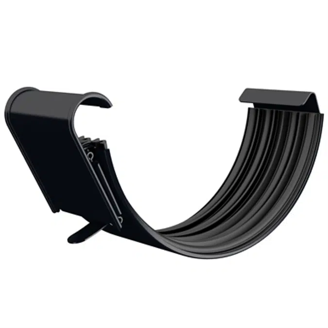 BIM objects - Free download! Gutter joint for half round gutter 125 ...
