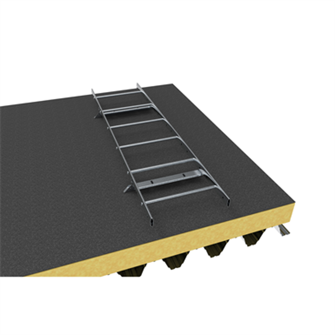 BIM objects - Free download! Roof ladder system for metal and membrane ...