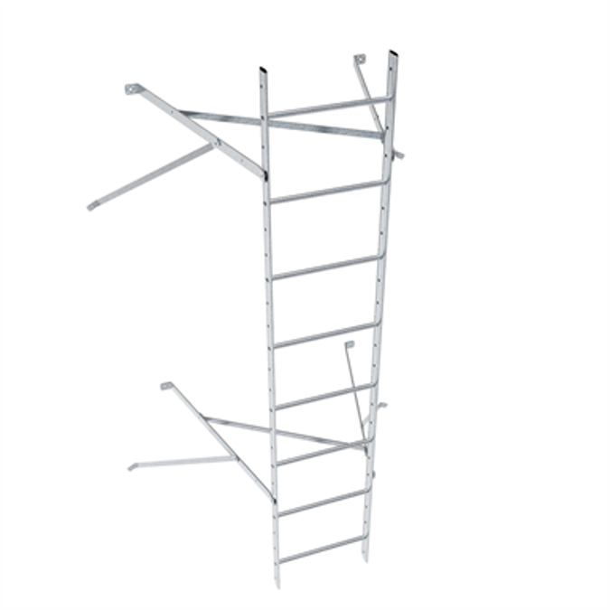 Об'єкти BIM – скачати безкоштовно! Wall ladder system with 850 offset ...