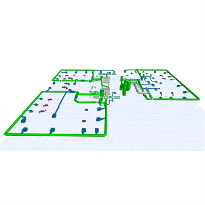 BIM objects - Free download! VAV Principschema | BIMobject