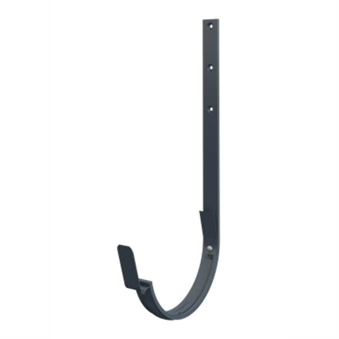 BIM objects - Free download! Rafter bracket with clips for half round ...