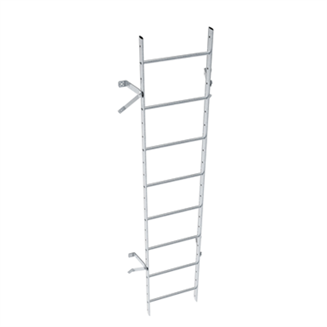 BIM objects - Free download! Wall ladder system with 150 offset | BIMobject