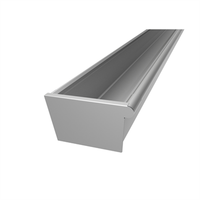 BIM objects - Free download! Rectangular gutter system 140 | BIMobject