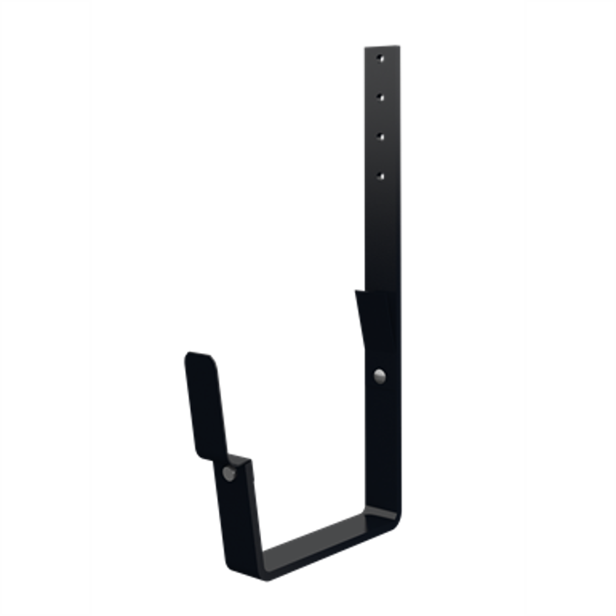 BIM objects - Free download! Rafter bracket for rectangular gutter 140 ...