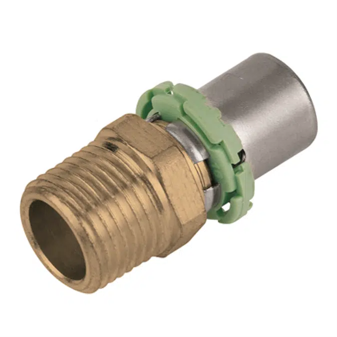 BIM objects - Free download! Coupling - male conical thread | BIMobject