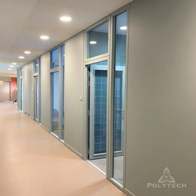 BIM object - ดาวน์โหลดฟรี! Bloc-porte 1 vantail vitré sur huisserie ...